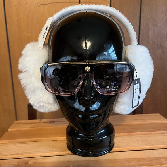 Accessories | Snow White Bling Ear Muffs | Poshmark